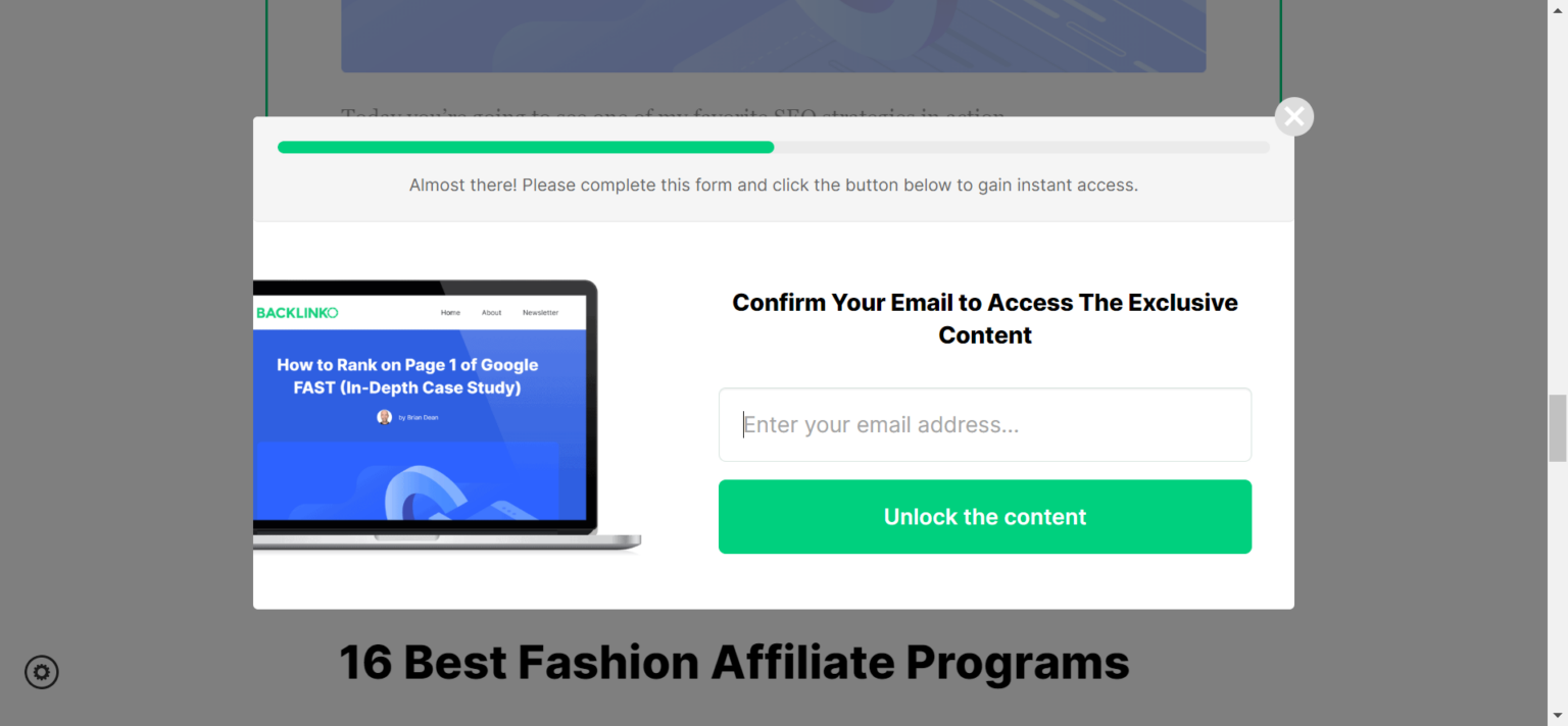 10 Effective Exit Intent Popup Examples